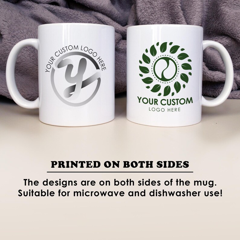 Custom Logo Mug, Personalized Logo Mug, Customizable Gift, New Business ...