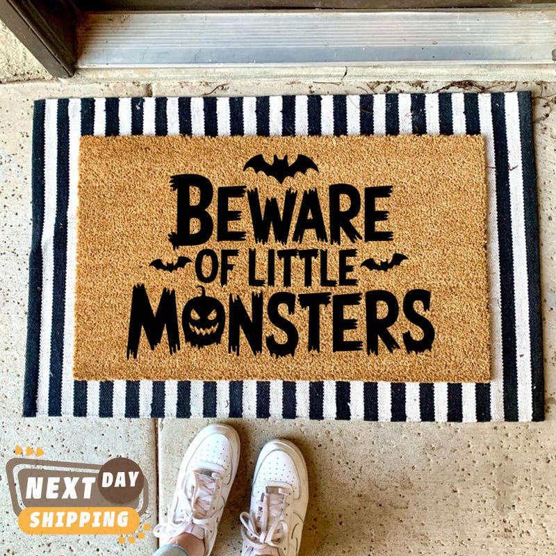 Halloween Beware Signs - Etsy