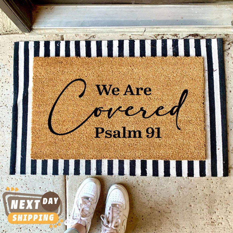 Faith Based Welcome Mat - Etsy