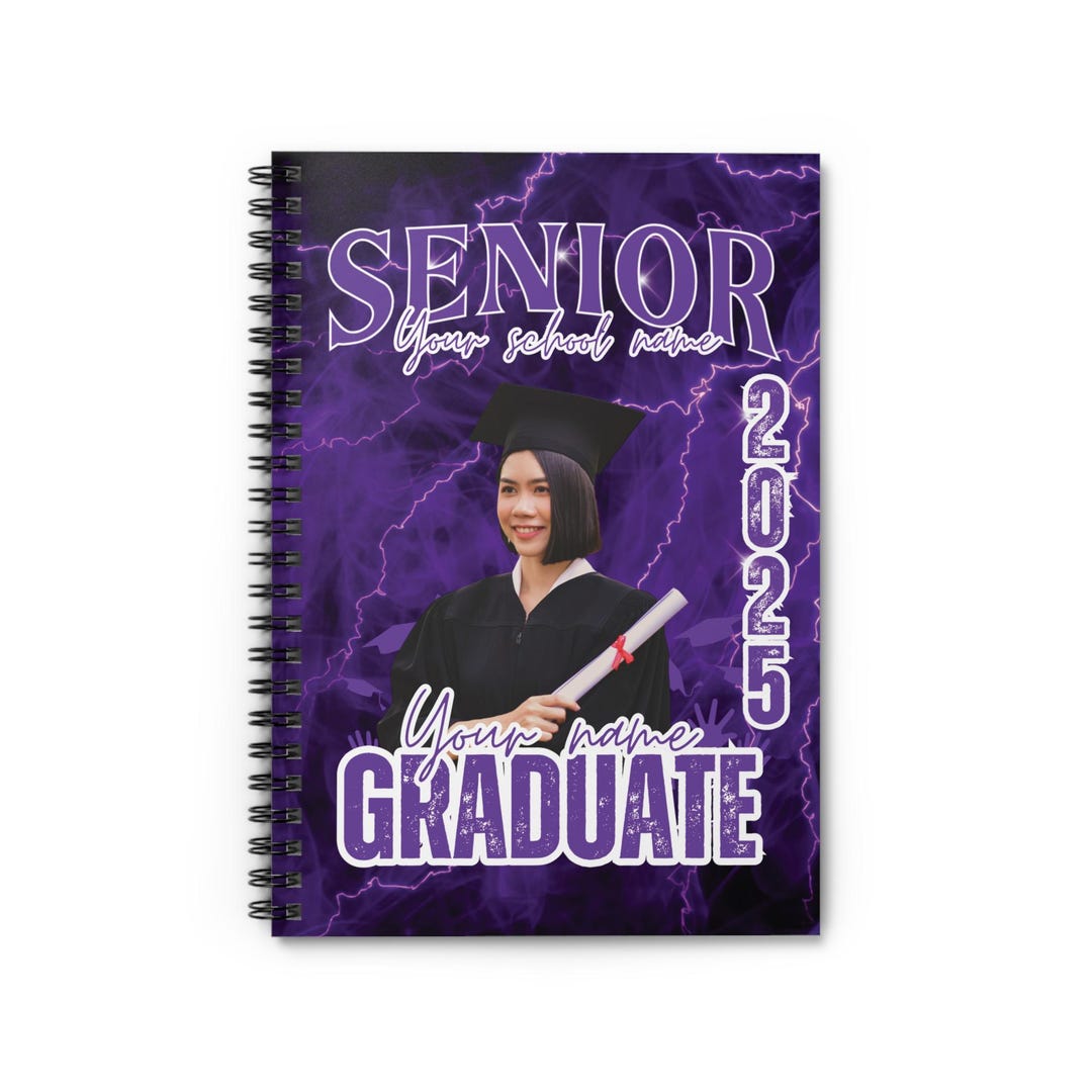 Personalized Graduation Spiral Notebook, Perfect Gift for Senior ...