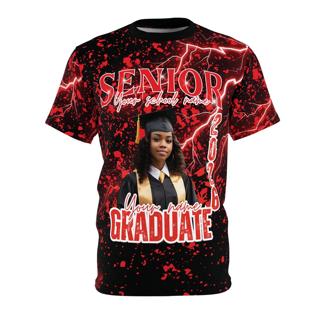 Personalized Graduation Tee, Custom Senior T-shirt for Graduates ...