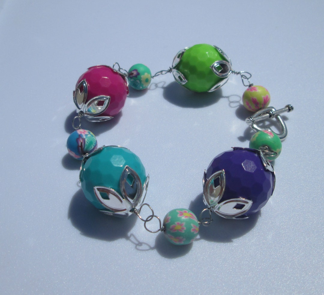 Bracelet Festival of Colors Eclectic Design Handmade Bracelet Gift for ...