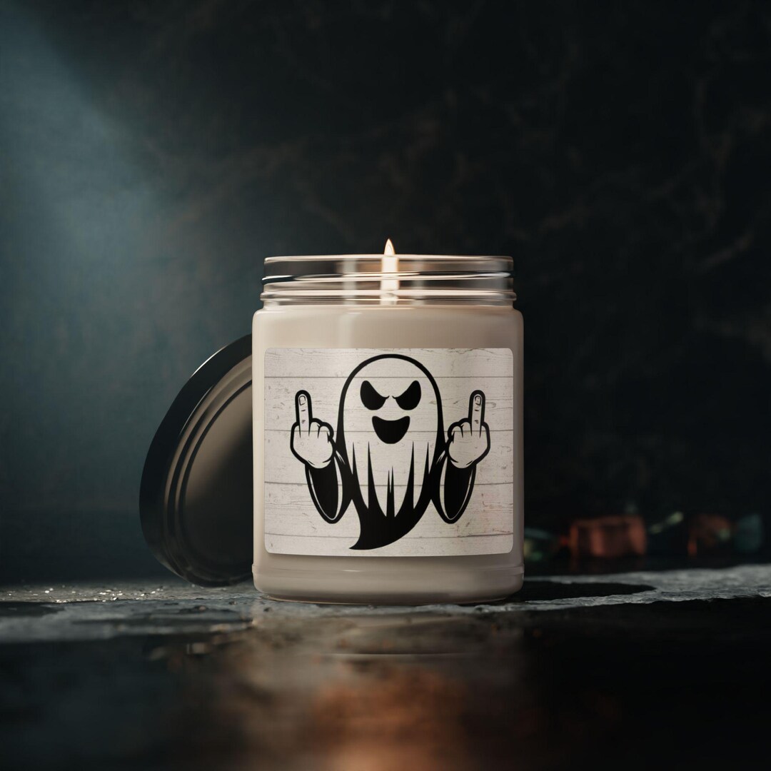 Spooky Middle Finger Candle Duo Halloween Decor and Fall Home Scented ...