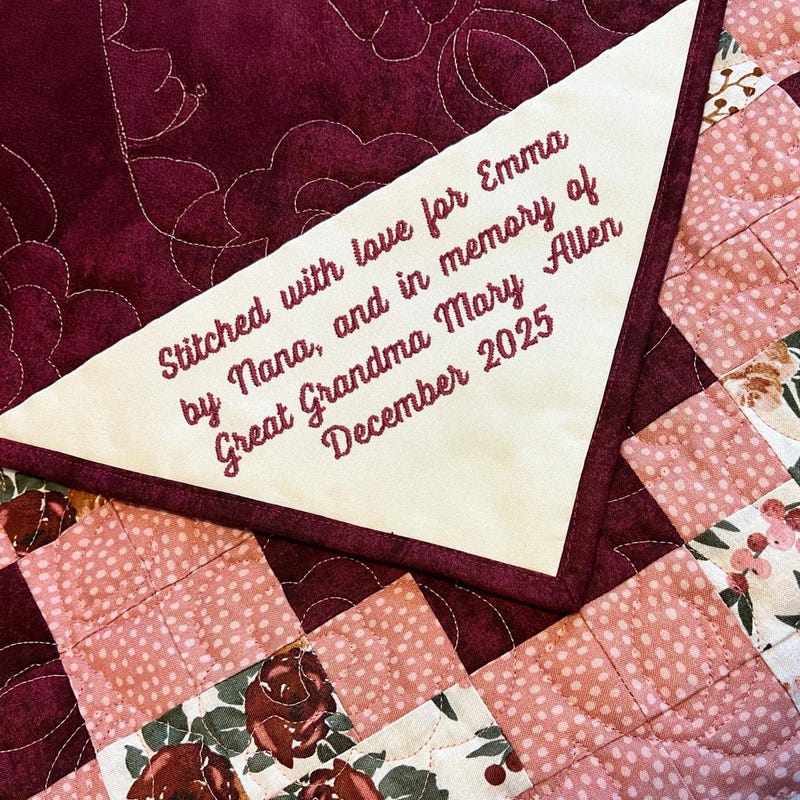 Embroidered Quilt Labels - Etsy