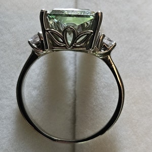 1 OF A Kind-10ct Green Diamond Ring - Etsy