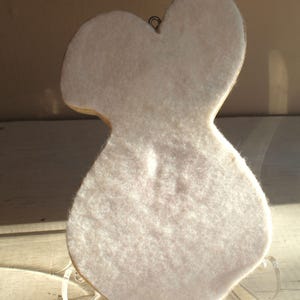 Dopamine Decor : Cute Kitsch Wooden Hand Painted Bunny Rabbit Cartoon ...