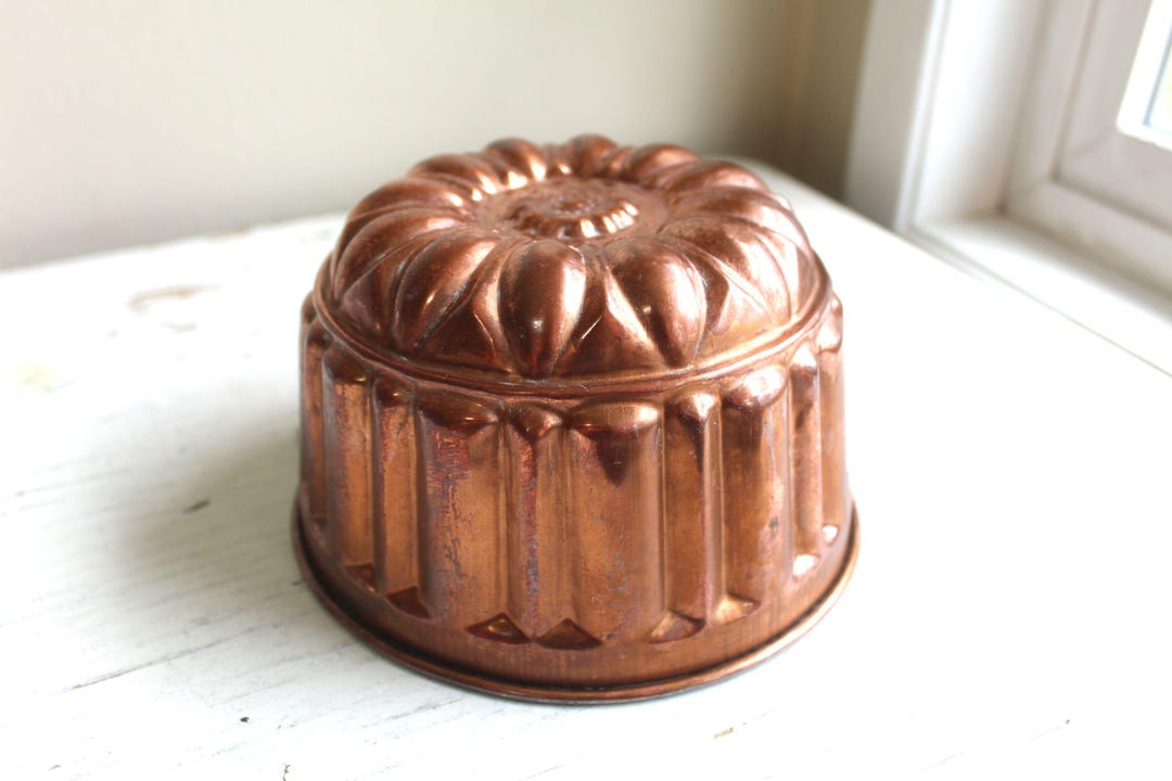 Fancy Victorian Desserts : Real Copperplate Tin Jello Jelly Mold ...