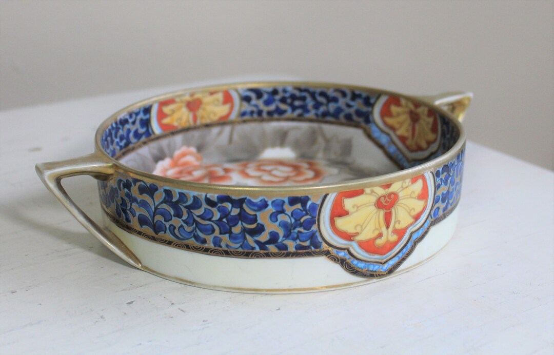 Morimura Bros Nippon Japan Low Blossom Bowl 1920s Moorish Art - Etsy