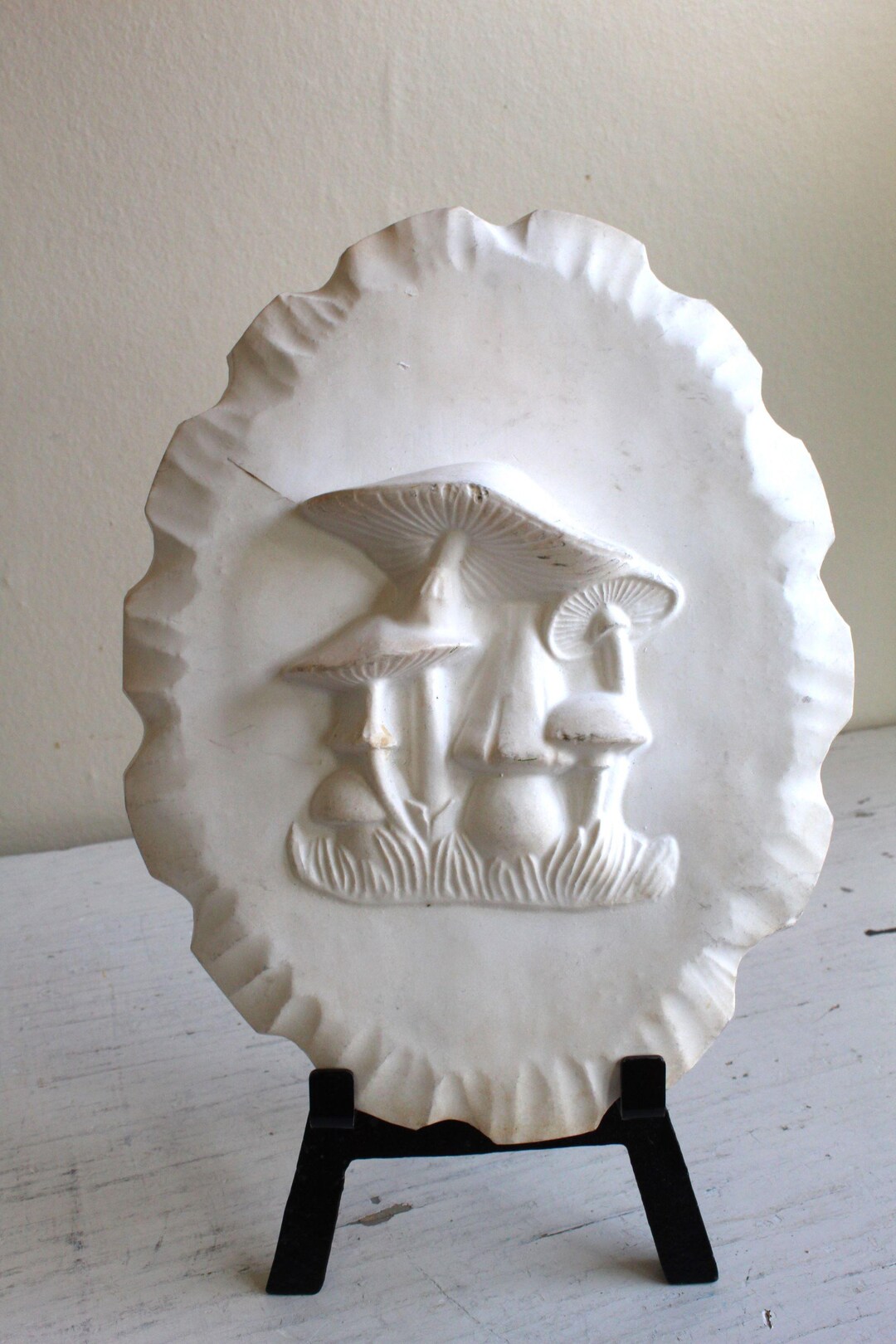 Paint Your Own : Unpainted Unfired Greenware Oval Plaque Parasol ...