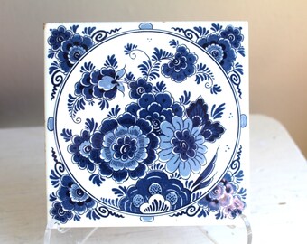 Delft Blue Ceramic Tile - Etsy