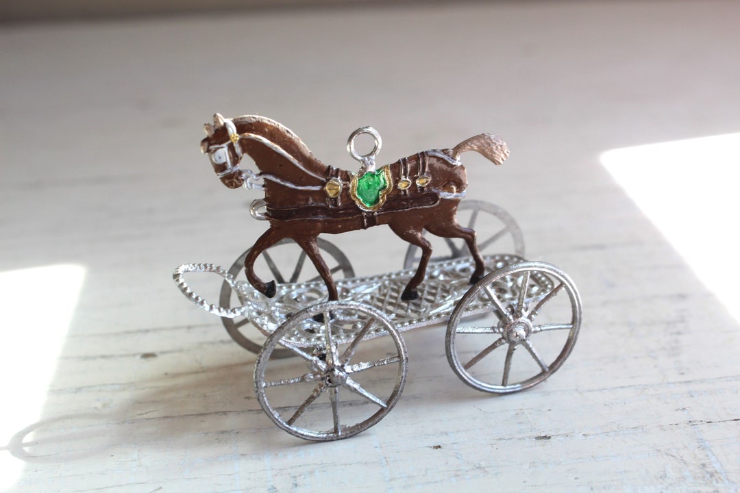 Rolling 3D Cast Tin Toy Hand Painted German Bavarian Tiny - Etsy