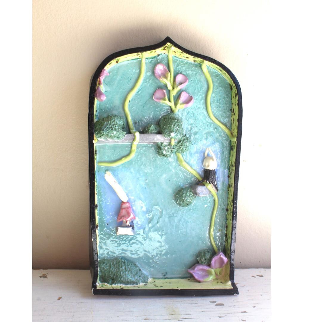 Eccentric Vision : Art Pottery Diorama Student Made Hand Built Alien ...