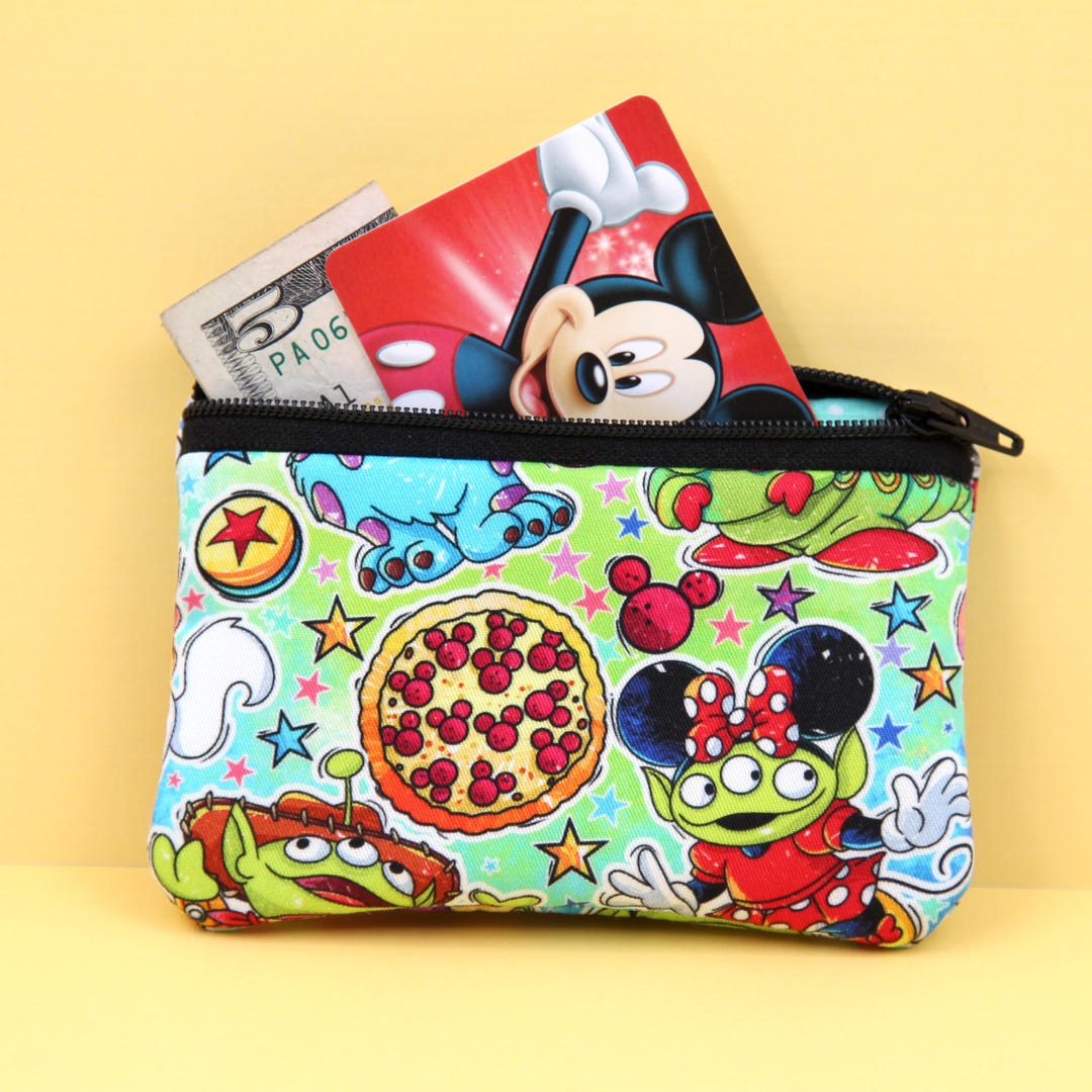 Alien Dress up Coin Purse, Small Zipper Wallet for Cards and Cash, Park ...