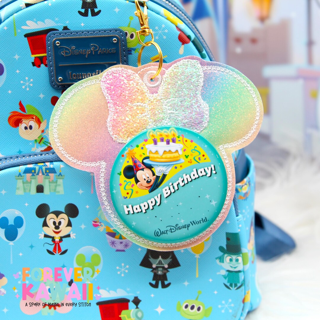 Rainbow Glitter Mouse Button Holder | Iridescent Mouse Button Frame ...