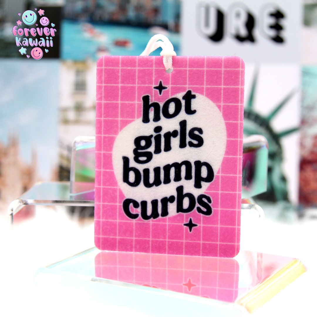 Hot Girls Bump Curbs, Double Sided Car Air Freshener, Choose Your Scent ...