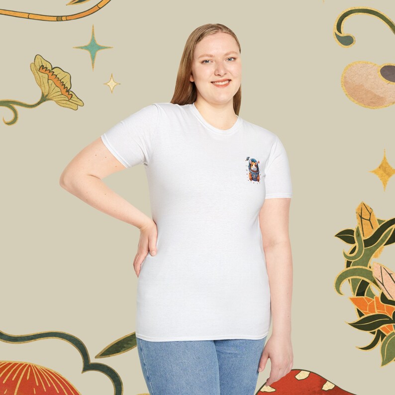 Astronaut Hamster Piloting a Rocket Ship Tshirt, Hamster Lover Shirt ...