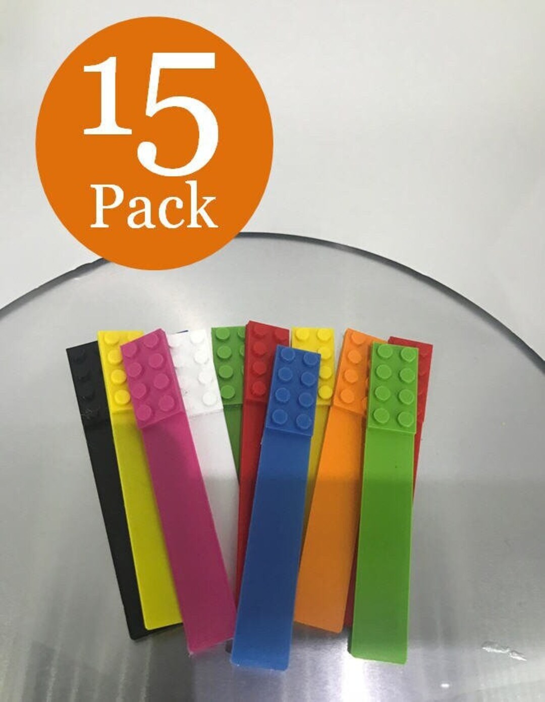 Building Brick Bookmarks, Building Brick Party Favors, School Class ...