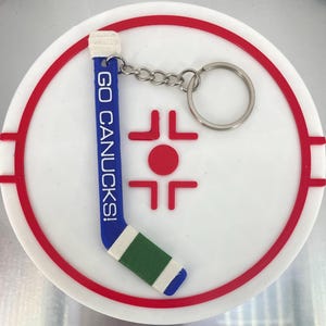 Personalized Canucks Hockey Stick Keychain: Vancouver Fan Gift - Etsy