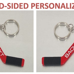 Personalized Canucks Hockey Stick Keychain: Vancouver Fan Gift - Etsy