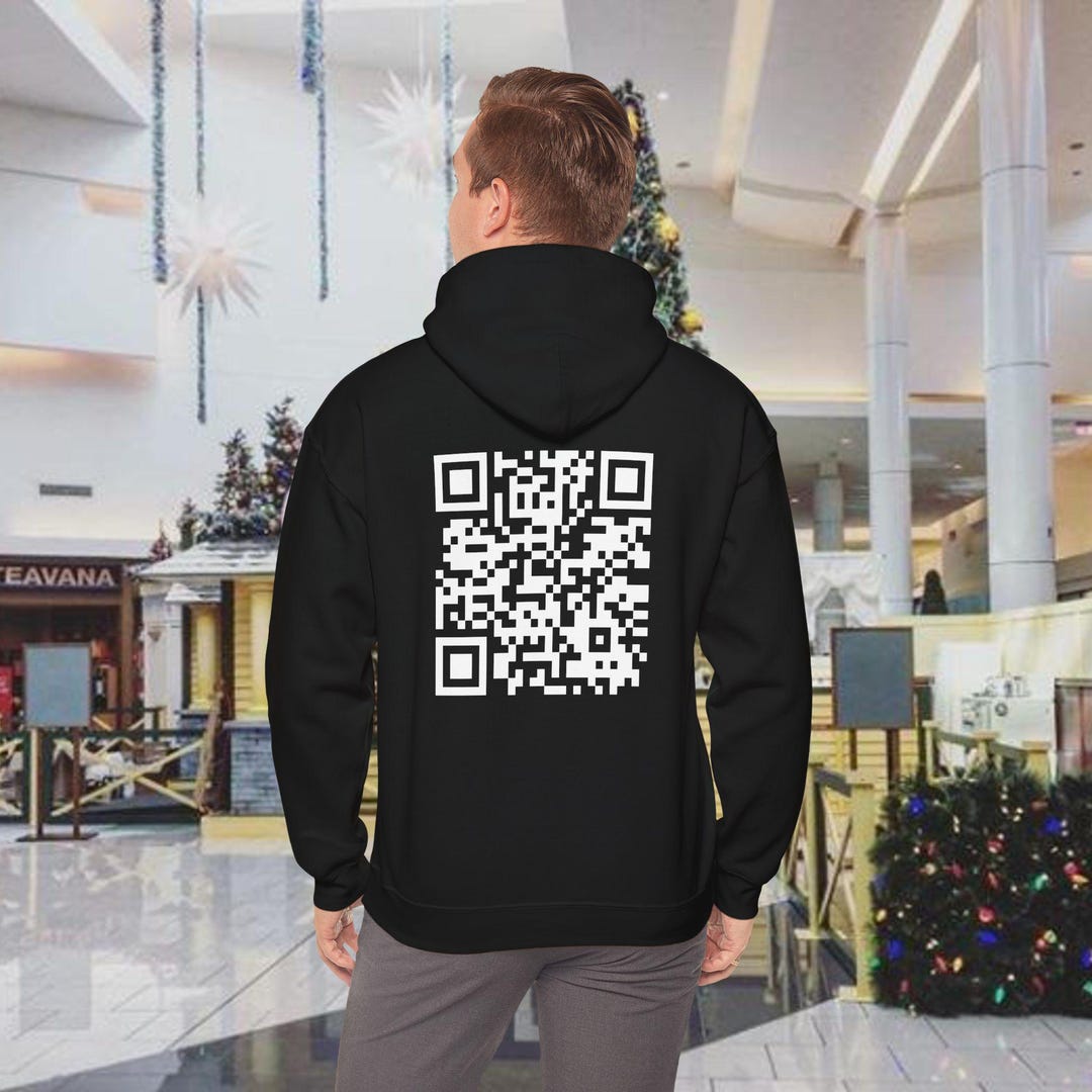Gotcha Hand QR Code Hoodie, Funny QR Code, Meme Hoodie, Gotcha Hand ...
