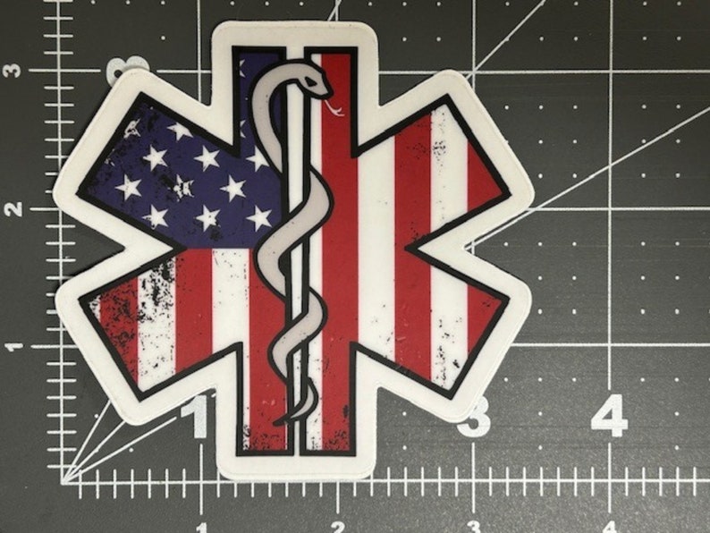 Star of Life American Flag - Etsy