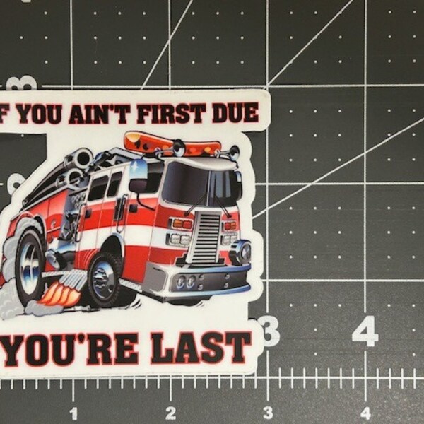 Funny Firefighter - Etsy