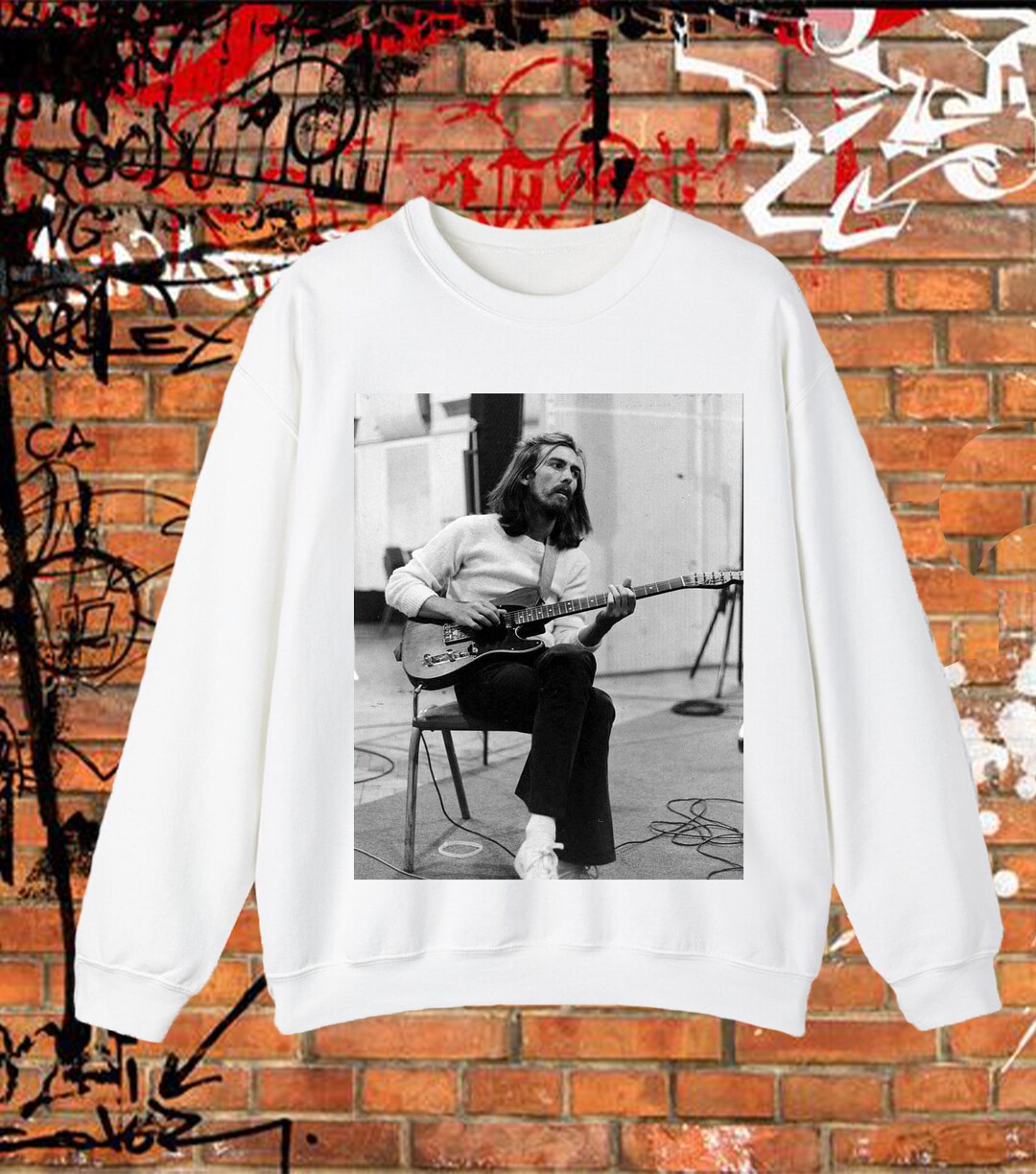 Vintage George Harrison Tshirt Unisex Shirt Long Sleeve Sweatshirt Men ...