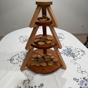 Three Tiered Cookie / Food Serving Stand - Etsy