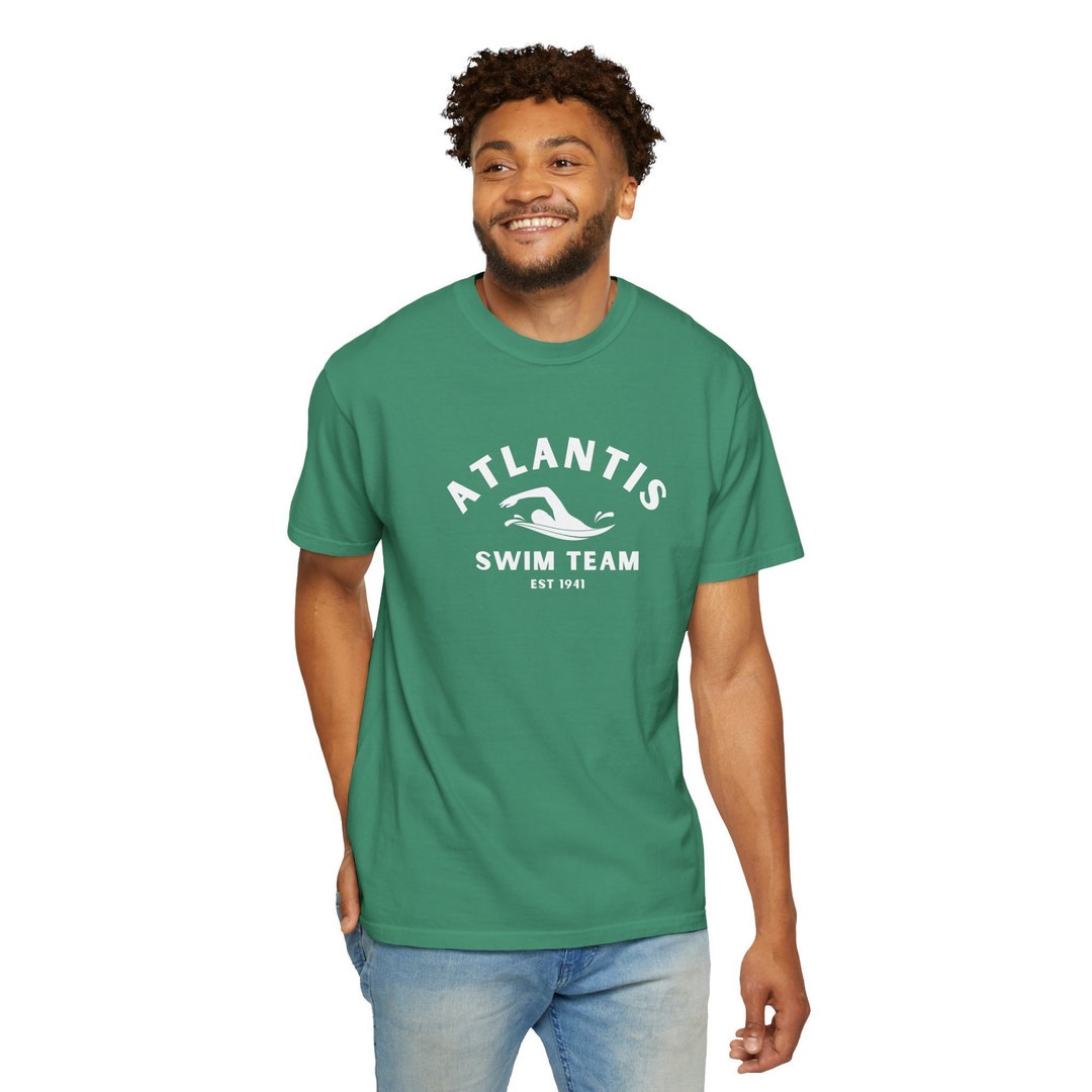 Aquaman-themed Atlantis T-shirt Swim Team Tee Medium Fabric Unisex ...
