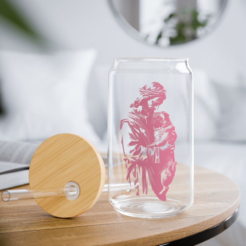 Cute and Funny Pug PNG Designs Jesus Hugging Pug, Christian Pug Art ...