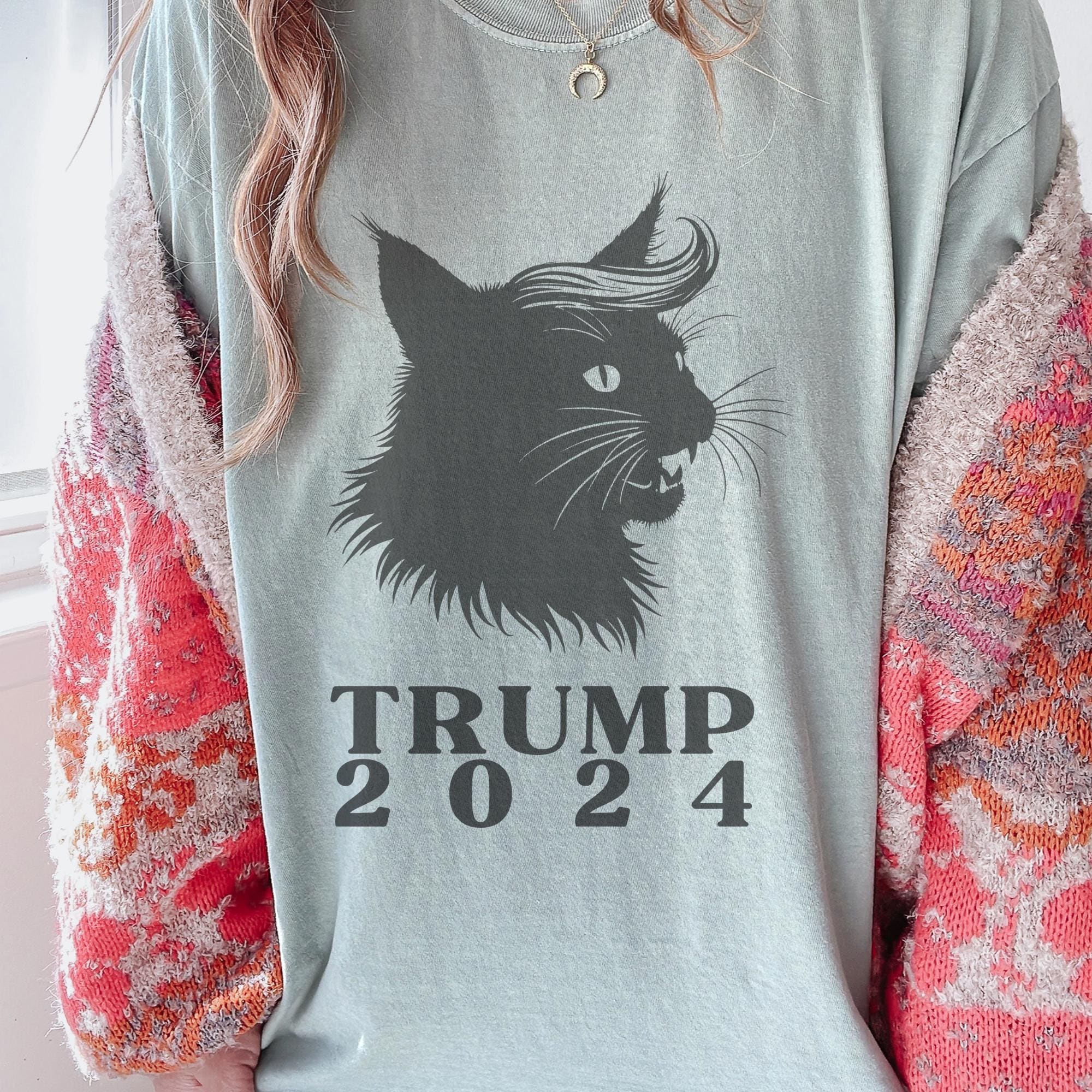 Funny Trump Cat Meme SVG 2024 Election Trump Supporter Clipart ...