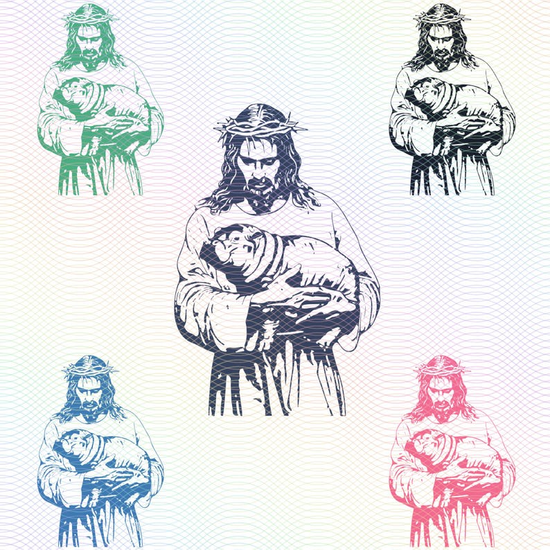 Funny Moo Deng Jesus PNG Baby Pygmy Hippo PNG Jesus Carrying Hippo ...