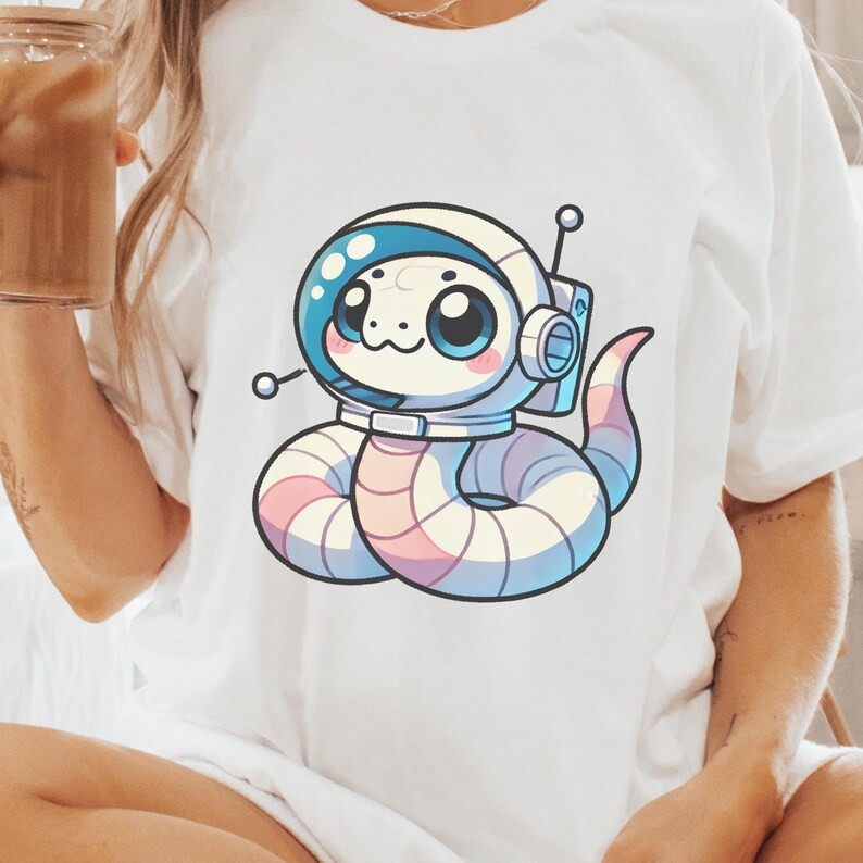 Kawaii Snake Bundle - Cute Cartoon Snakes in Japanese Style PNG Set ...