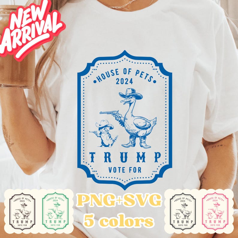 Funny Trump Goose Cat Meme PNG 2024 Election Trump Supporter SVG ...