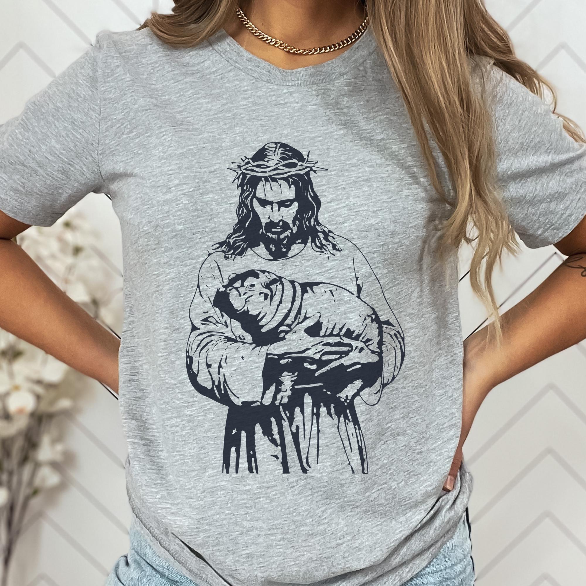 Funny Moo Deng Jesus PNG Baby Pygmy Hippo PNG Jesus Carrying Hippo ...