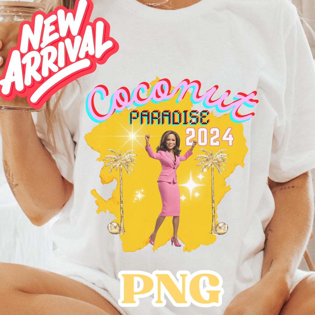 Unique Kamala Harris Coconut Tree Meme Digital Print, Election 2024 ...