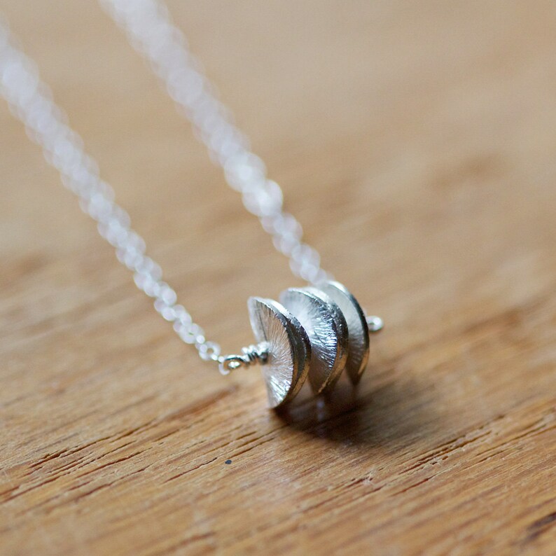 Unique Sterling Silver Necklace Delicate Silver Necklace - Etsy