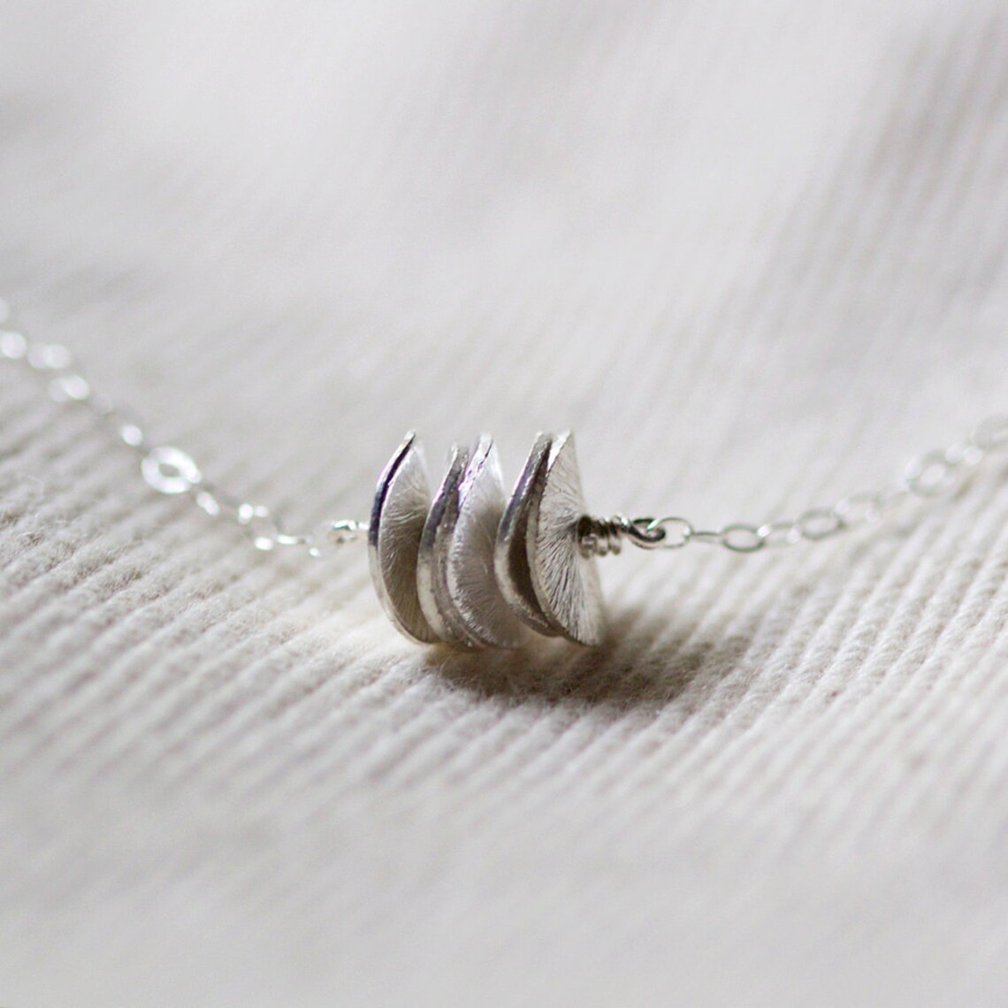 Unique Sterling Silver Necklace Delicate Silver Necklace - Etsy