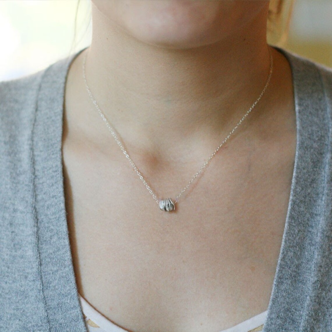 Unique Sterling Silver Necklace Delicate Silver Necklace - Etsy