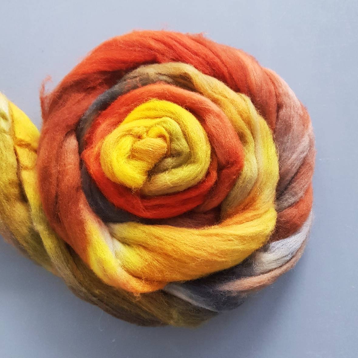 Hand Painted Top Roving for Spinning or Felting, Hand Painted, Dyed ...