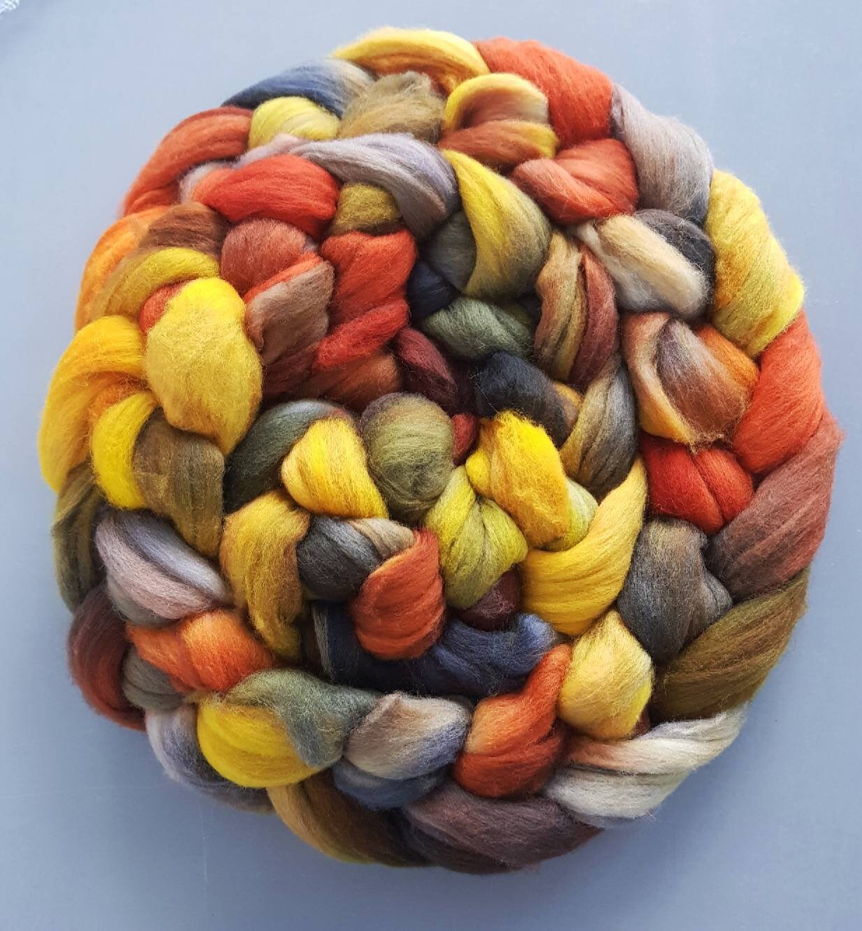 Hand Painted Top Roving for Spinning or Felting, Hand Painted, Dyed ...