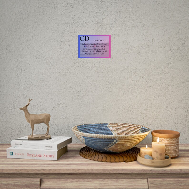 Netball GD Poster - Etsy