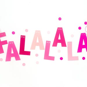 Falalala Garland - Etsy