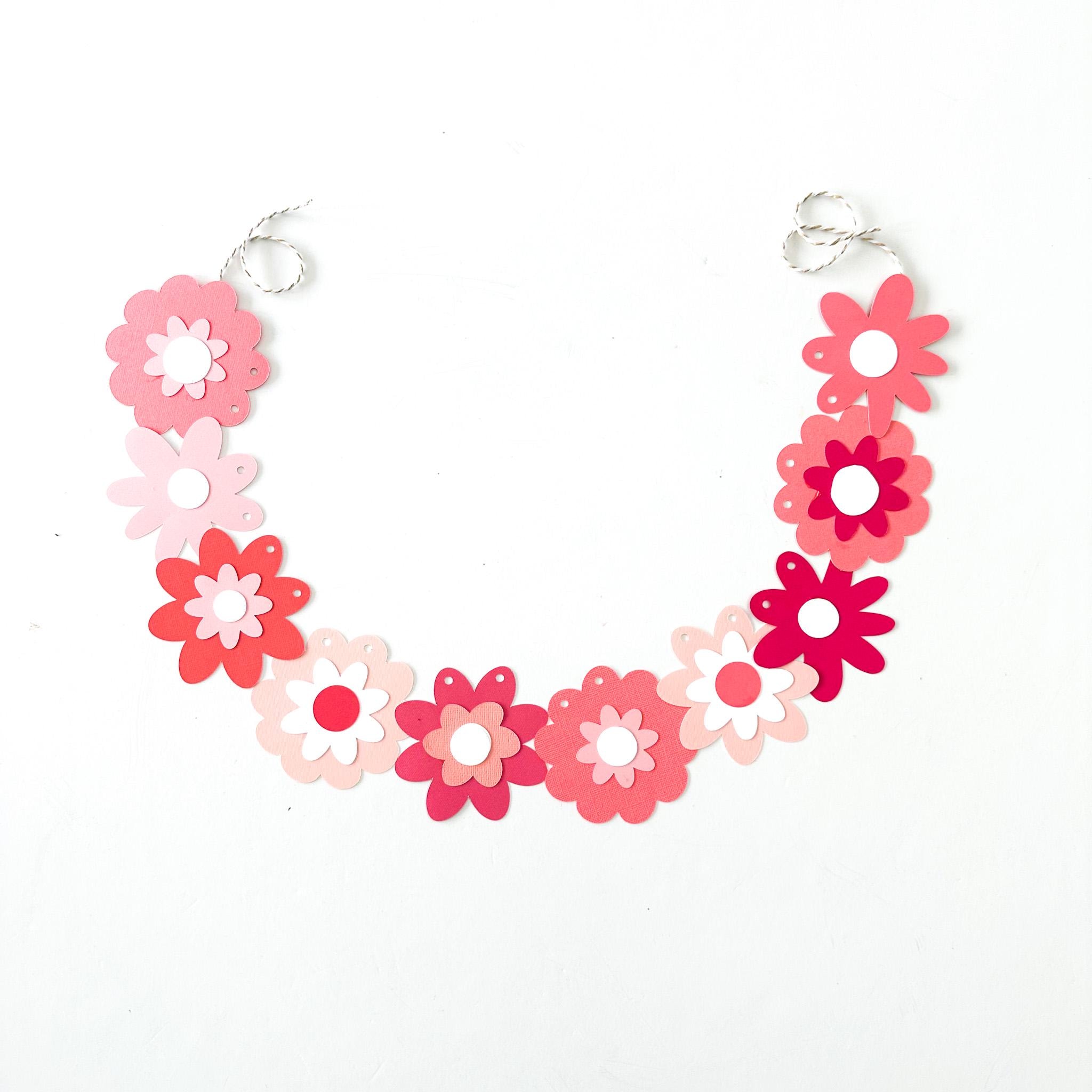 Coral Flower Banner, Coral Party Banner, Coral Birthday Banner, Coral ...
