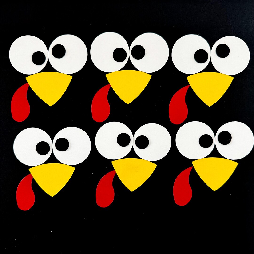 Turkey Face Craft Kit, Turkey Face Pre-school Craft Kit, Turkey Face ...