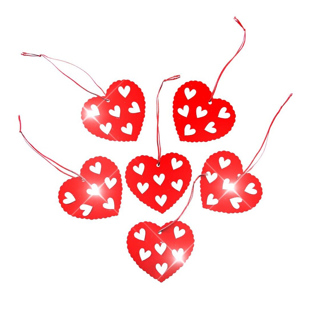Heart Tag, Heart Favor Tag, Valentine Tag, Valentine Party Favor, Class ...