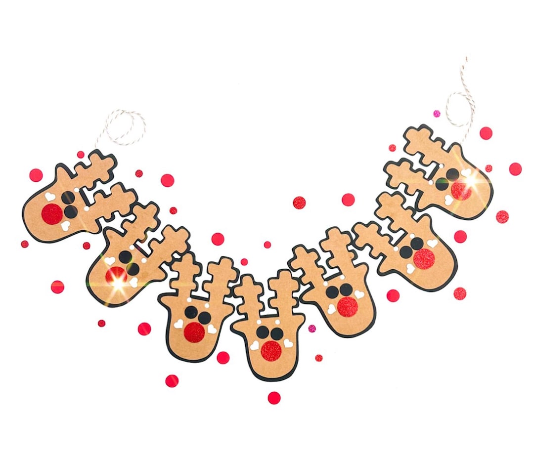 Rudolph Banner, Rudolph Christmas Party, Reindeer Banner, Rudolph ...