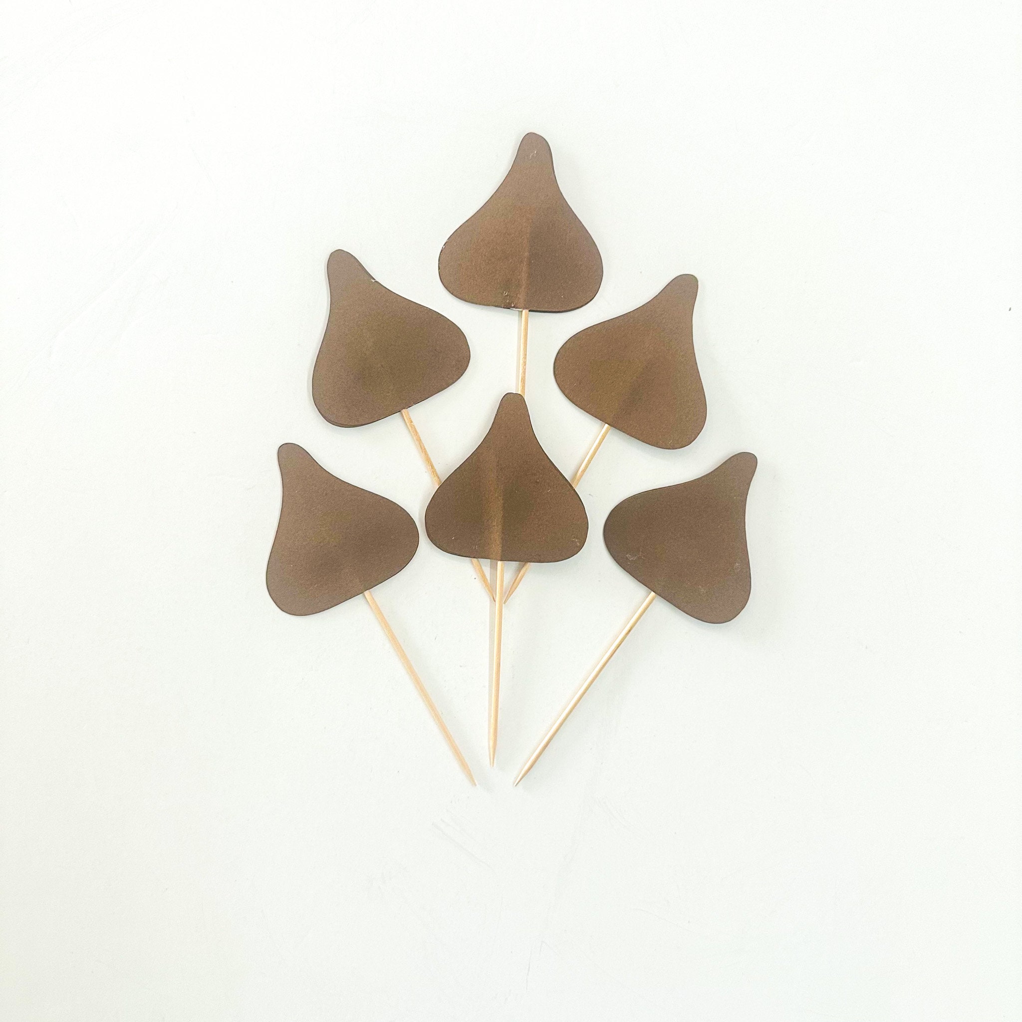 Chocolate Chip Toppers, Chocolate Chip Cupcake Toppers, Chocolate Party ...