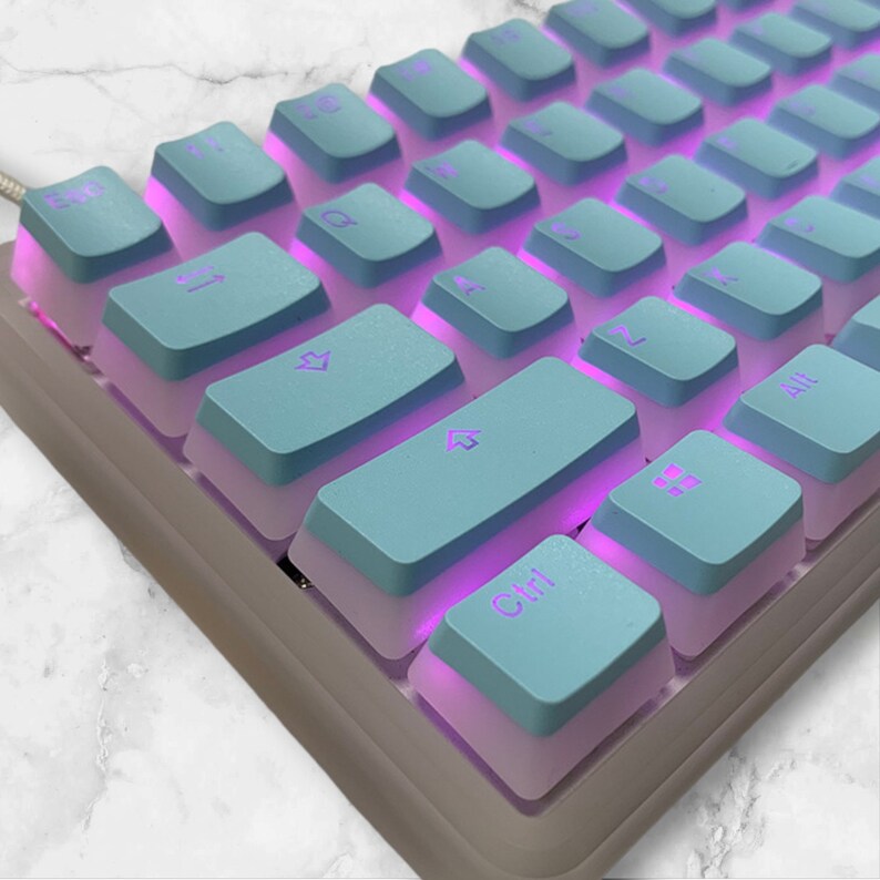 Backlit Double Shot Pudding Keycaps, OEM Profile Pudding Keycap Set for ...