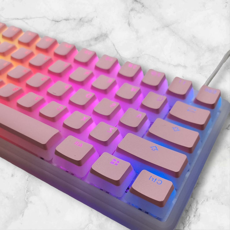 Backlit Double Shot Pudding Keycaps, OEM Profile Pudding Keycap Set for ...